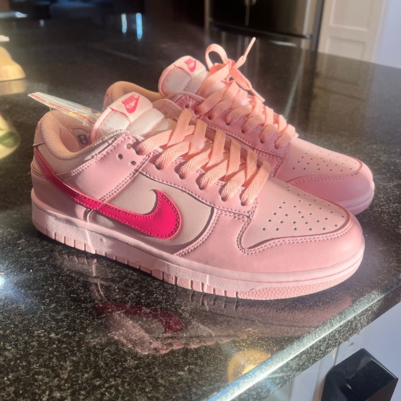Nike | Shoes | Womens Pink Low Nike Dunks | Poshmark